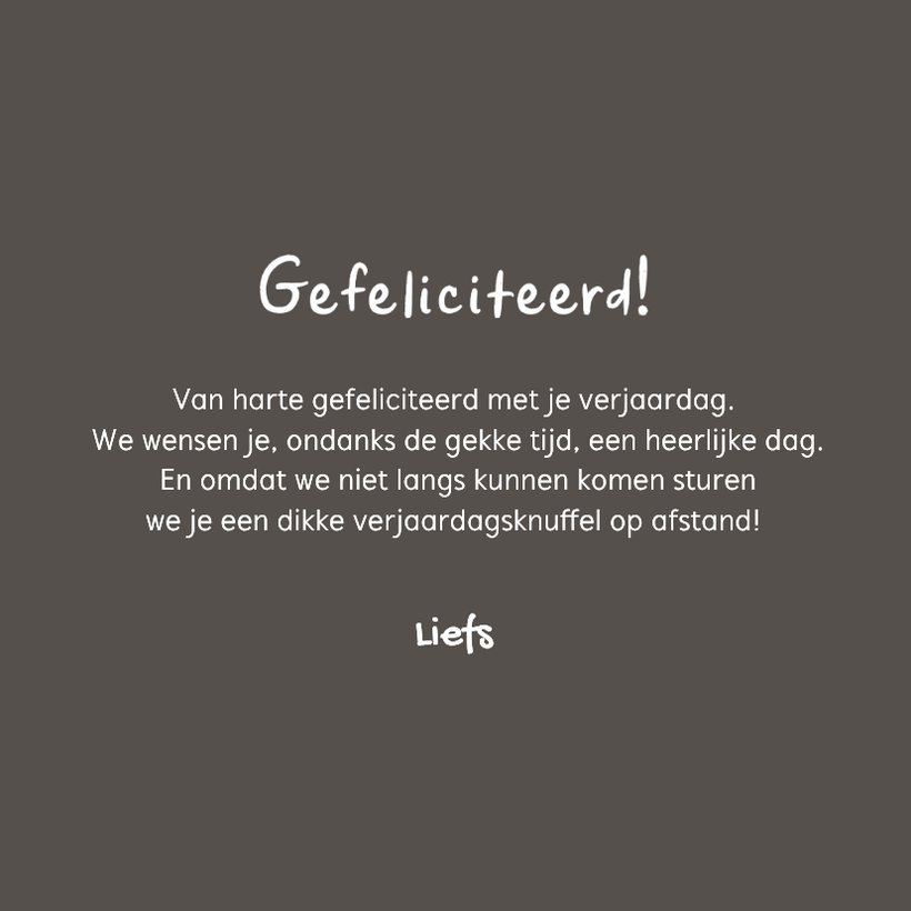Verjaardagskaart grappig hoera kat poes humor | Kaartje2go