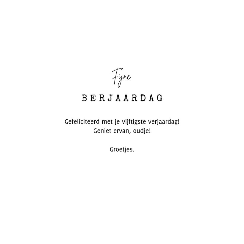 Verjaardagskaart man grappig rollator humor | Kaartje2go