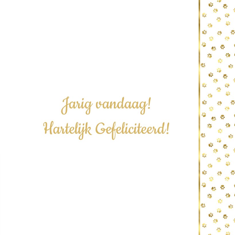 Verjaardagskaart met felicitatie van kitten | Kaartje2go
