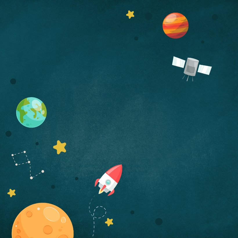 Verjaardagskaart met ruimte tekening | Kaartje2go