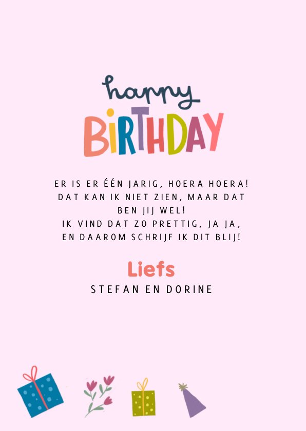 Verjaardagskaart verjaardagskaart explosie | Kaartje2go