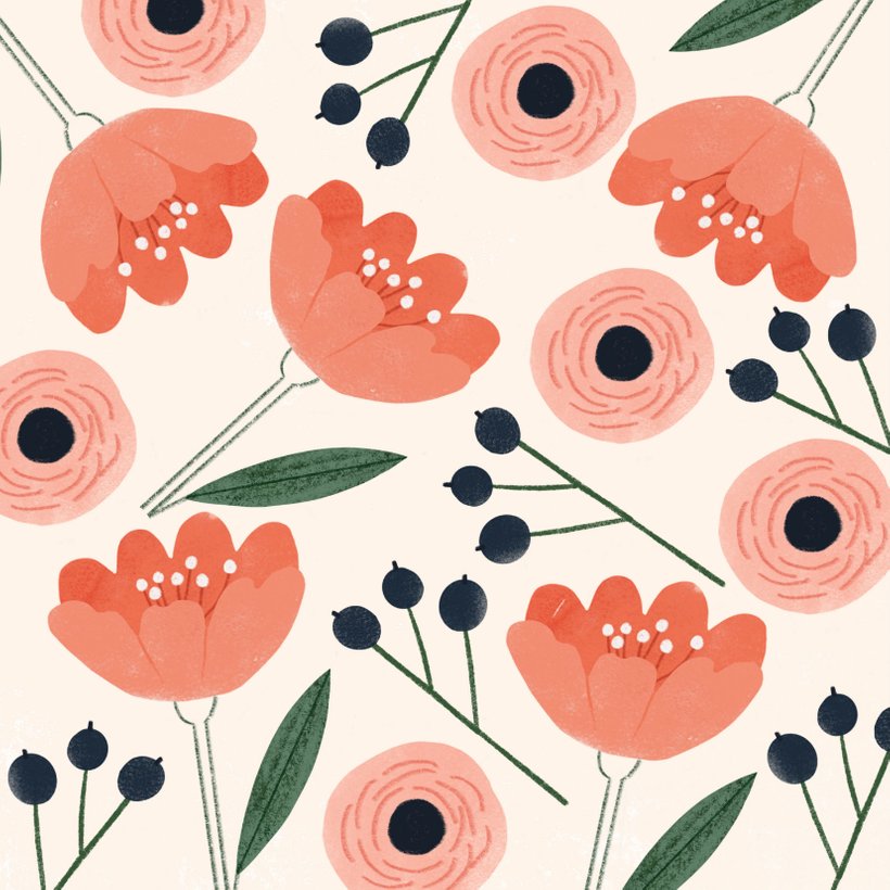 Verjaardagskaart vrouw roze bloemen en blauwe | Kaartje2go