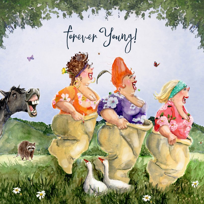 Verjaardagskaart zaklopen - Verjaardagskaarten | Kaartje2go