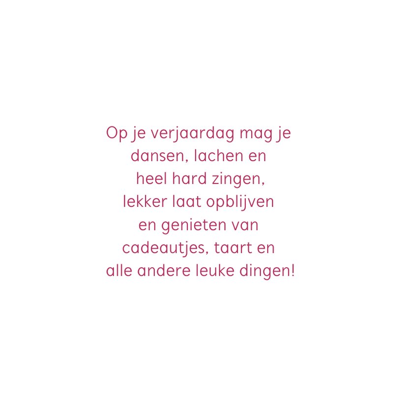 Verjaardagskaartje hiep hiep hoera 2 jaar | Kaartje2go