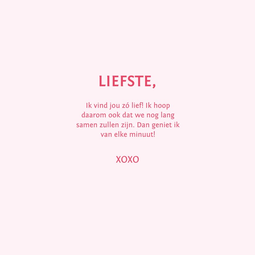 Vrolijk en lief valentijnskaartje met lachende | Kaartje2go