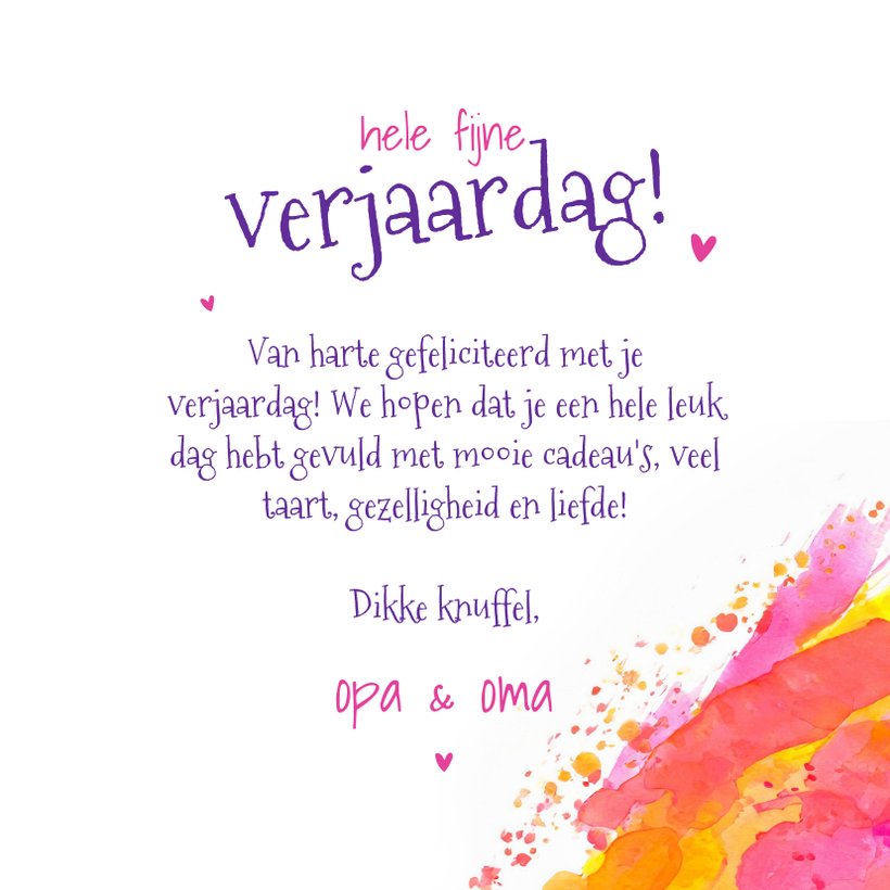 Vrolijke verjaardagskaart eenhoorn met bril en | Kaartje2go