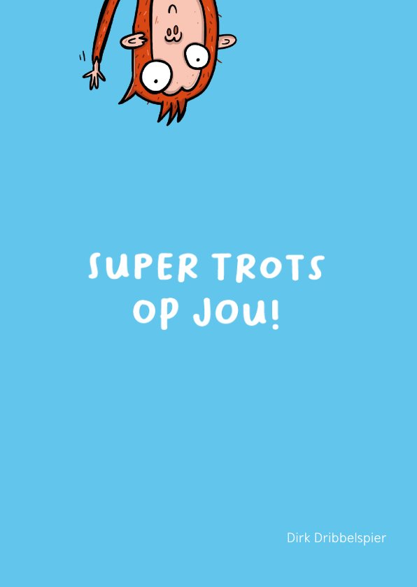 Wenskaart Apetrots - Wenskaarten | Kaartje2go