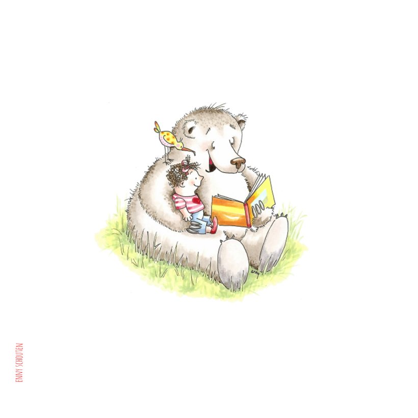 Wenskaart Beer en Elise - Wenskaarten | Kaartje2go