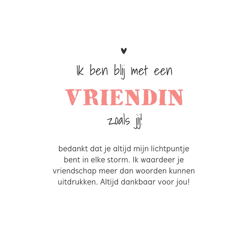 Wenskaart hartjes foto ik ben blij met jou | Kaartje2go