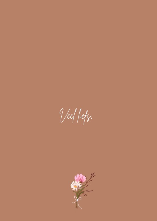 Wenskaart pluk de dag boeket - Wenskaarten | Kaartje2go