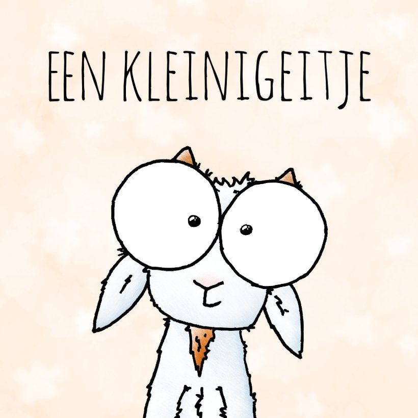 Zomaar kaart geitje- Een kleinigeitje | Kaartje2go