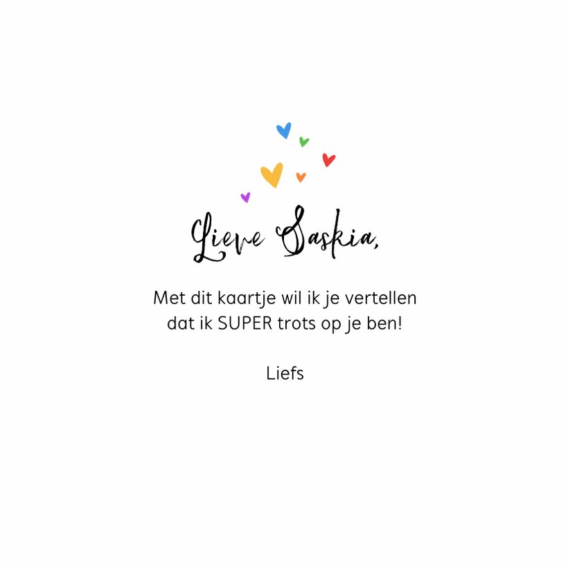 Zomaar kaartje proud of you LGBTQ regenboog | Kaartje2go Zomaar kaartje proud of you LGBTQ regenboog | Kaartje2go
