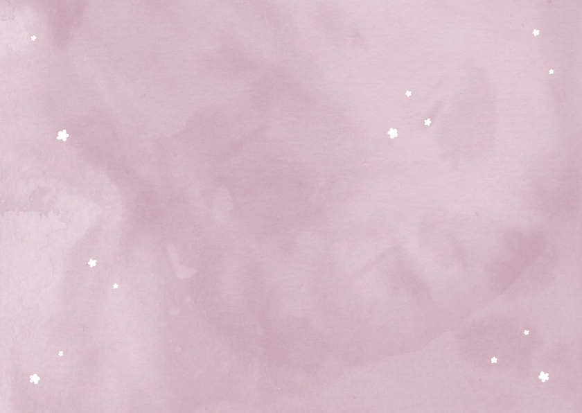 Uitnodiging doopsel lila waterverf en holo | Kaartje2go