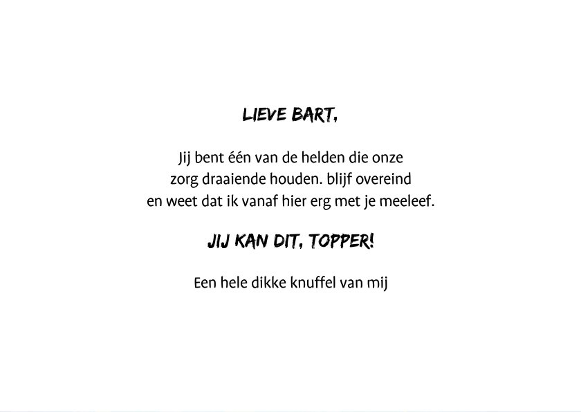 Bedankt Topper 2 - Bedankkaartjes | Kaartje2go