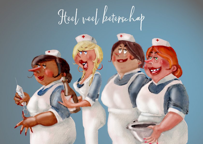 Beterschapskaart De zusters | Kaartje2go