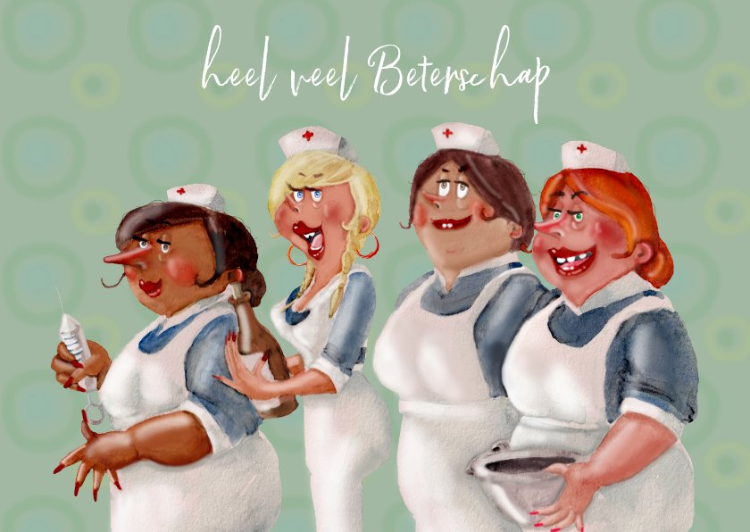 Beterschapskaart verpleging | Kaartje2go