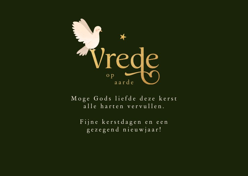Christelijke foto- kerstkaart zalig kerstfeest | Kaartje2go