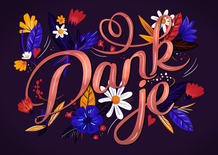 Dank Je - Bedankkaartjes | Kaartje2go