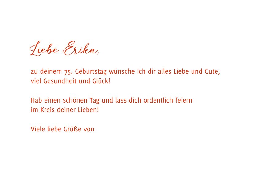 Duitse verjaardagskaart met klaprozen | Kaartje2go