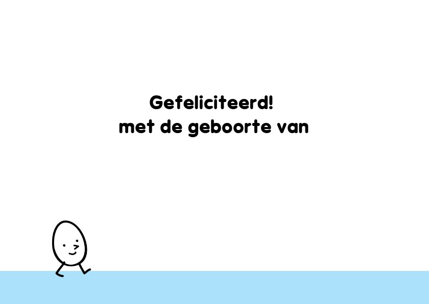 Felicitatie geboorte jongen of meisje grappig | Kaartje2go