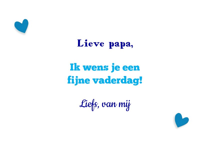 Fijne Vaderdag fotokaart - Vaderdag kaarten | Kaartje2go