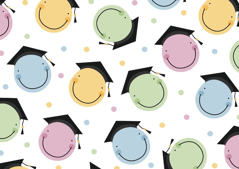 Geslaagd kaart you did it vrolijk smiley | Kaartje2go