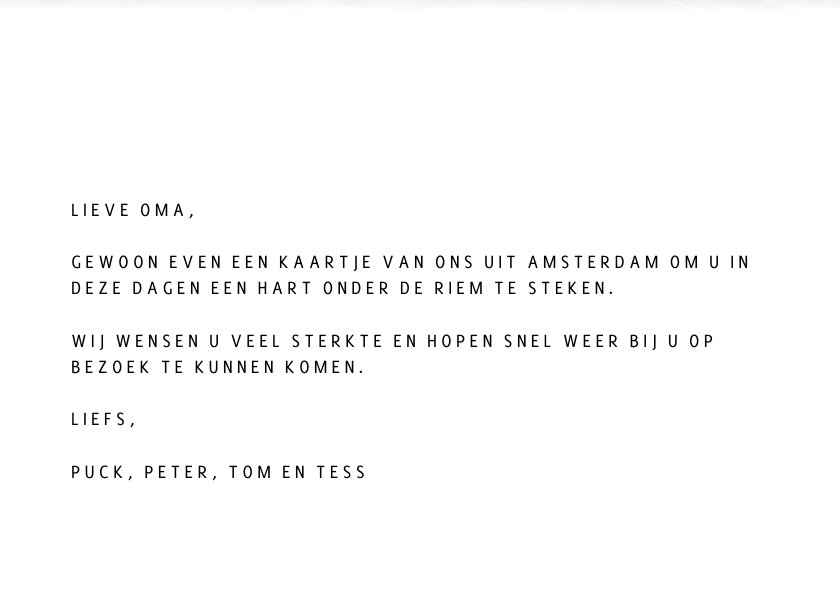 Groeten uit Amsterdam met een foto van een | Kaartje2go