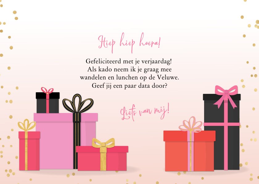 Kadobon voor haar trendy illustratie kado's | Kaartje2go