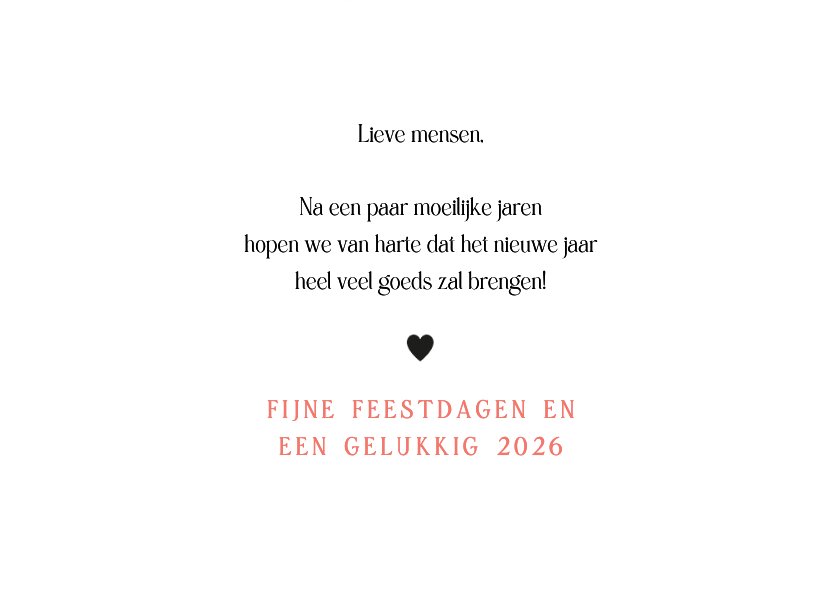 Nieuwjaar Hoop is hét woord voor 2026 | Kaartje2go
