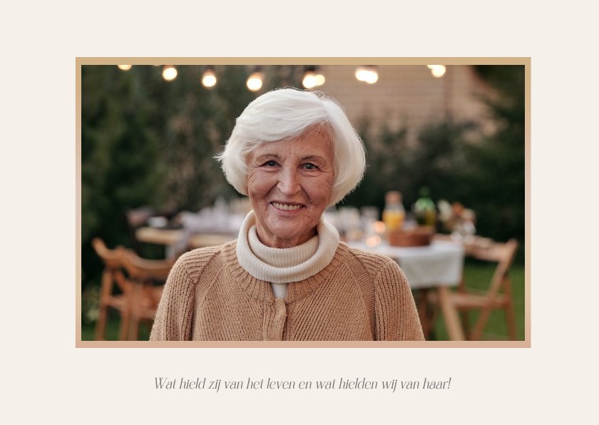 Stijlvol bedankkaartje na overlijden met foto's | Kaartje2go
