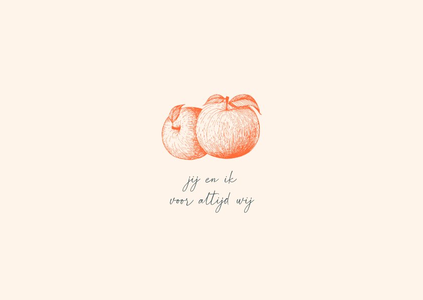 Stijlvolle save the date met vintage tekeningen | Kaartje2go
