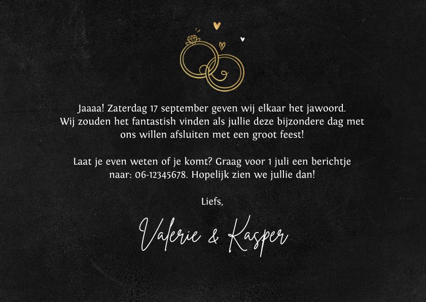 Trouwkaart uitnodiging ticket lampjes krijtbord | Kaartje2go Trouwkaart uitnodiging ticket lampjes krijtbord | Kaartje2go