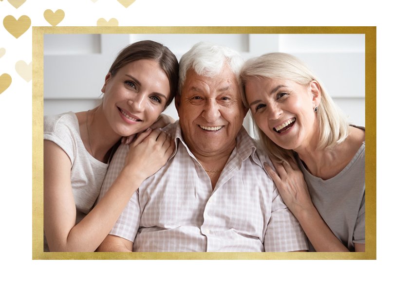 Vaderdagkaart met foto kus door de brievenbus | Kaartje2go