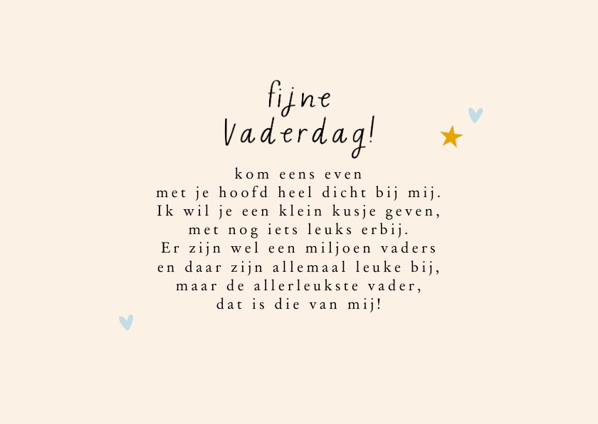 Vaderdagkaartje fotocollage bliksem sterretjes | Kaartje2go