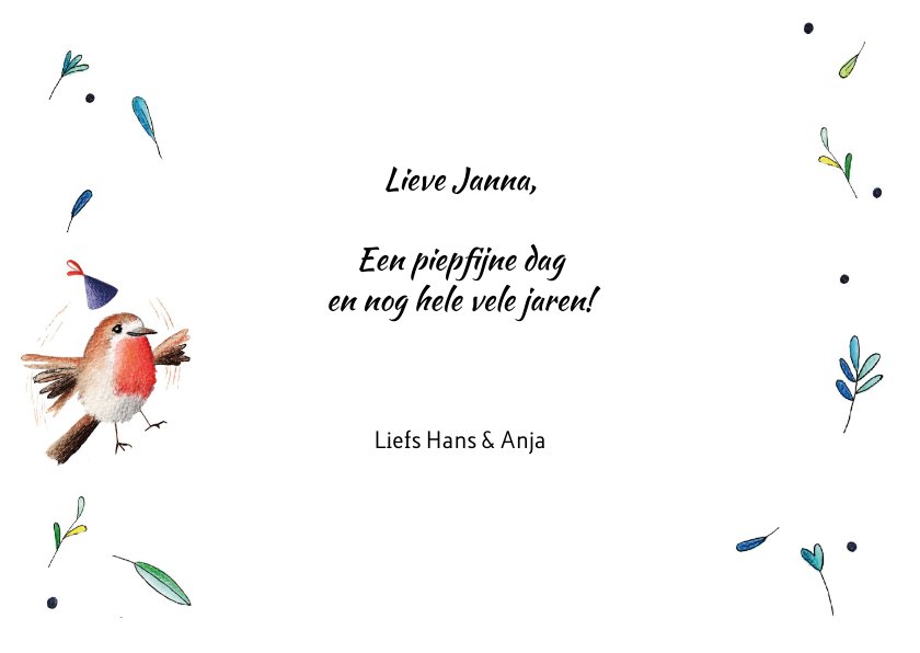 Verjaardagskaart felicitatie met mooie | Kaartje2go