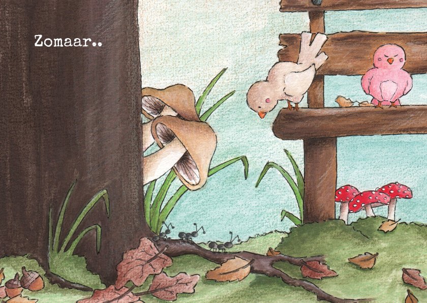 Vogeltjes in september - Wenskaarten | Kaartje2go