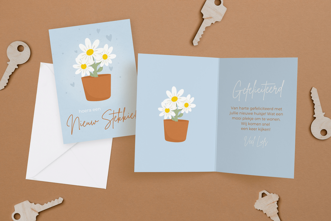 Samenwonen? Tekst als felicitatie of verhuisbericht | Kaartje2go