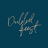 Kinderfeestje dubbel feest goud verjaardag | Kaartje2go