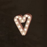 Trouwkaart uitnodiging we do letters met licht | Kaartje2go