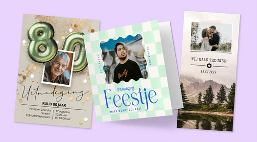 Uitnodiging maken & bestellen | Gratis proefdruk