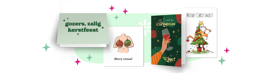 Grappige kerstkaarten 2024 | Humor | Kaartje2go