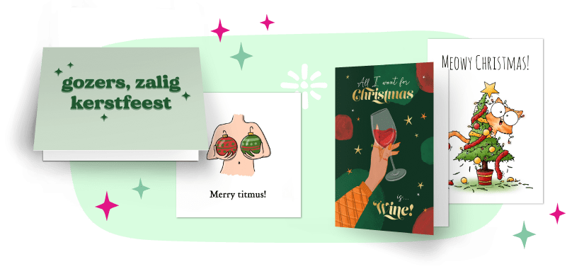 Grappige kerstkaarten 2024 | Humor | Kaartje2go