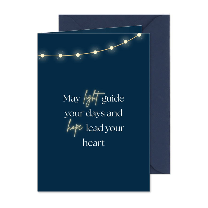 Kerstkaart may light guide your days | Kaartje2go