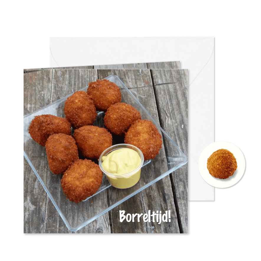Uitnodiging borreltijd - Uitnodigingen | Kaartje2go